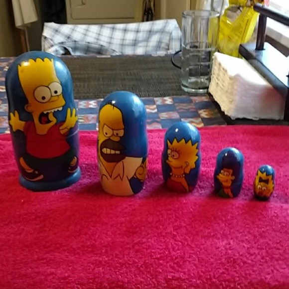 Other | The Simpsons Nesting Doll | Poshmark